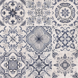 cersanit primero patchwork blue gres lappato rektyfikowany 59.8x59.8 ...