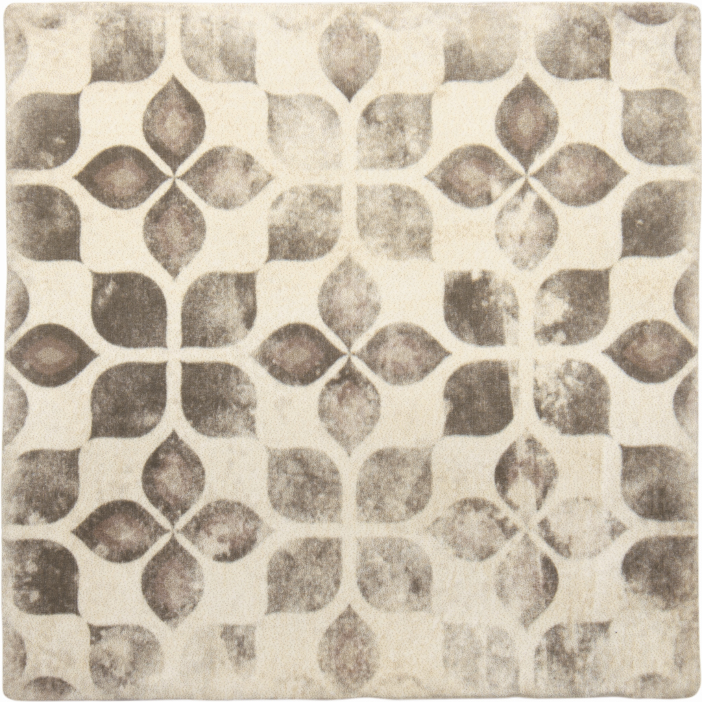 decus retro crema decor płytka ścienna 15x15 | Dekordia