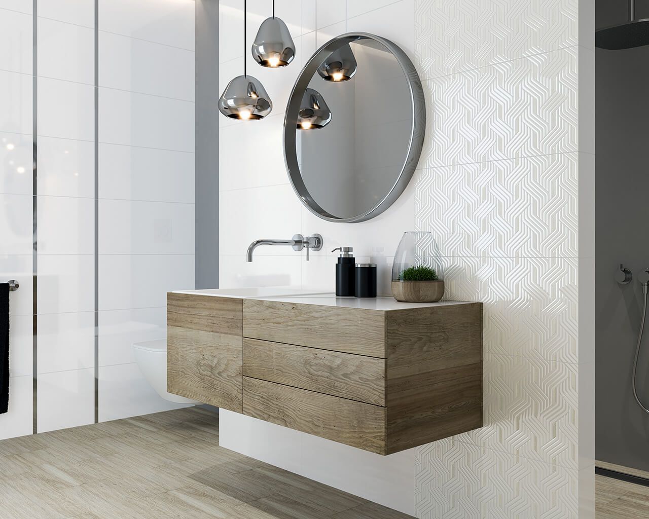 paradyż classica synergy nero a struktura płytka ścienna 30x60 | Dekordia